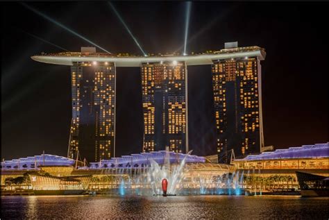 Spectra Light And Water Show For Marina Bay Sands Marina Technology