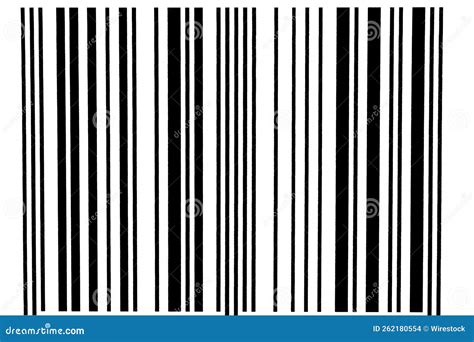 Barcode Icon Black Striped Code For Digital Identification Stock Illustration Illustration Of