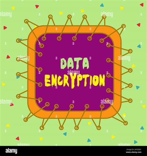 Conceptual Hand Writing Showing Data Encryption Concept Meaning