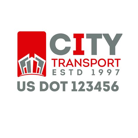 Urban Company Truck Door Decal With Regulation Numbers Truck Door Decals