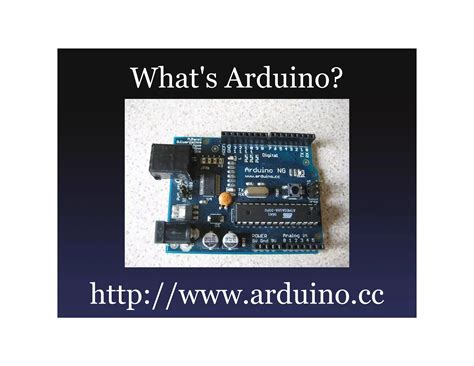 Physical Computing With Ruby And Arduino Pdf Computing Technology