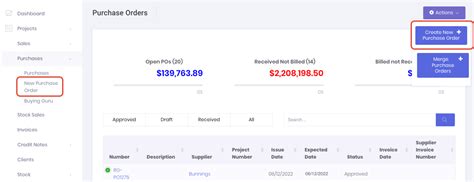 advanced purchase orders in workguru workguru support portal
