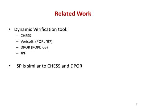 Ppt Scheduling Considerations For Building Dynamic Verification Tools For Mpi Powerpoint