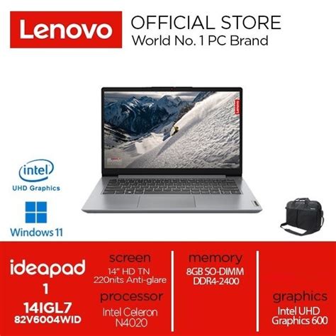 Jual Lenovo Ideapad Slim I Igl Intel N Gb Ssd Gb Win Ohs Shopee Indonesia