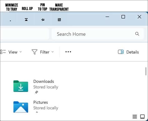 How To Minimize Open Apps To The System Tray Pin Them To The Top Or Make Them Transparent