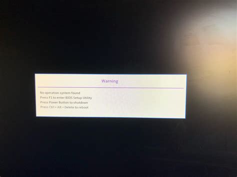 Anyone Know How To Fix ”no Operation System Found” I Have A Lenovo