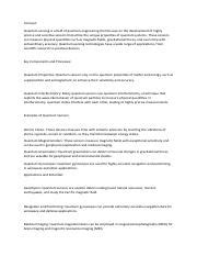 Quantum Sensing Pdf Concept Quantum Sensing Is A Field Of Quantum Engineering That Focuses On