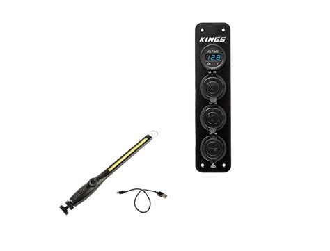 Kings 12v Accessory Panel Kings Rechargeable Lithium Led Worklight