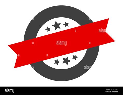 Blank Sign Blank Black Red Round Ribbon Sticker Stock Vector Image And Art Alamy