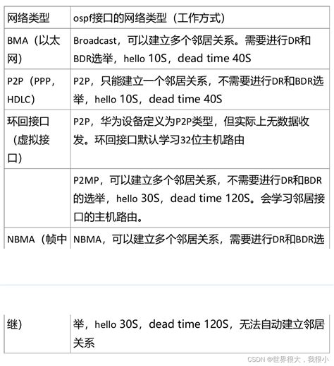 Ospf协议总结3接口网络类型ospf Network Type Broadcast Csdn博客