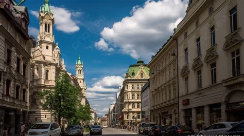 비엔나 거리의 이미지 오스트리아 비엔나 그림 오스트리아 비엔나 배경 일러스트 및 사진 무료 다운로드 Pngtree