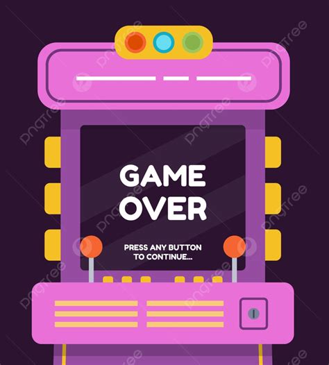 Game Over Screen Arcade