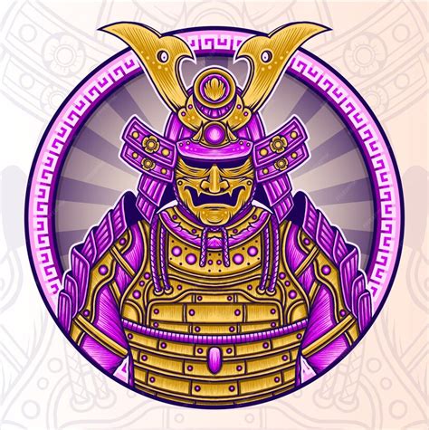 Premium Vector King Samurai Warrior
