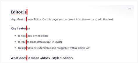strange caret behavior · issue 857 · codex team editor js · github