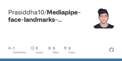 GitHub Prasiddha Mediapipe Face Landmarks Detection