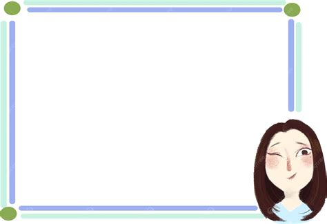 어린 소녀 일러스트 만화 텍스트 상자 어린 소녀 캐릭터 텍스트 상자 Png 일러스트 및 Psd 이미지 무료 다운로드 Pngtree