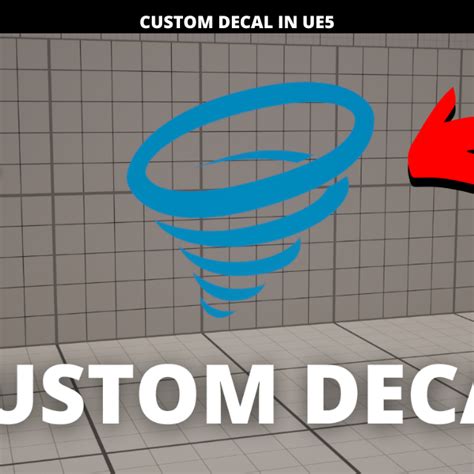 How To Make A Custom Decal With A Texture In Unreal Engine 5 Community Tutorial