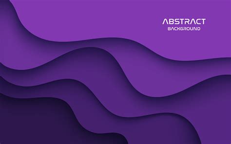 다중 레이어 보라색 색상 질감 그라데이션 벡터 배너의 3d 페이퍼컷 레이어 웹 사이트 템플릿에 대한 추상 종이 컷 아트 배경 디자인 지형도 개념 또는 부드러운 종이 접기