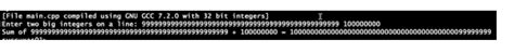 solved c program create the bigint cpp file needed to