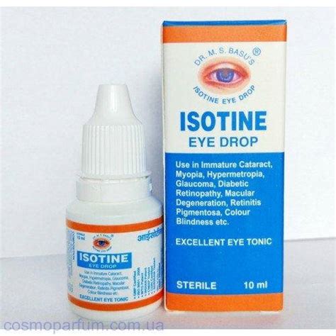 Глазные капли Айсотин (Isotine) 10мл - Jagat pharma, цена 95 грн ...