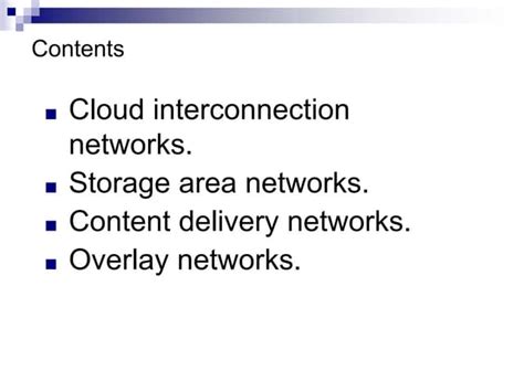 Cloud Interconnection Networks Basic Pptx