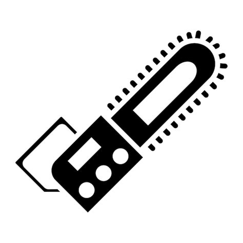 Premium Vector Chainsaw Vector Illustration