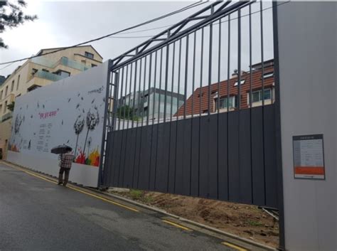 Bi21 가설울타리 휀스 실사시공 가설울타리 휀스 실사시공 서초구 신축 공사장