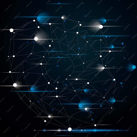 Premium Vector Complicated Abstract Blink 3d Shape Vector Digital Lattice Object With Flashes