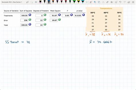 SOLVED To Study The Effect Of Temperature On Yield In A Chemical Process Six Batches Were