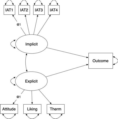 Schematic Path Diagram For The Structural Equation Models Assessing