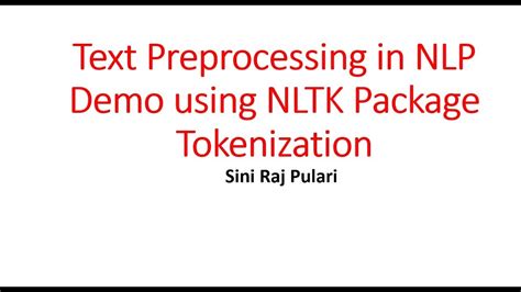Nlp Information Retrieval Tf Idf Tfidf Freqdist Demo Using Nltk Package Code In