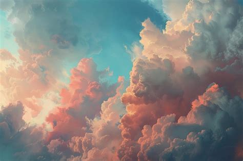 Premium Photo Chronicle The Transient Language Of Skybound Cloud Generative Ai