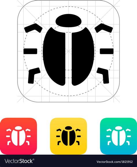 Spy Bug Icon Royalty Free Vector Image Vectorstock