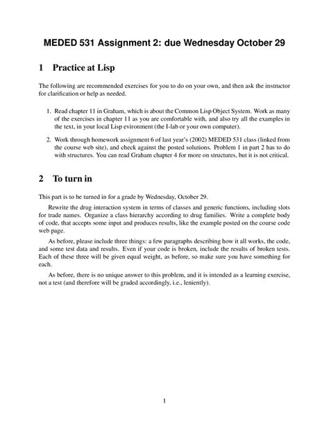 Computational Life And Death Assignment 2 Mebi 531 Docsity