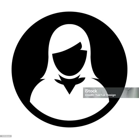 플랫 컬러 문양 그림에서 사용자 아이콘 벡터 여성 사람이 기호 프로필 원 아바타 로그인 감독에 대한 스톡 벡터 아트 및 기타