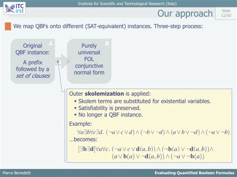 Ppt Evaluating Quantified Boolean Formulas Powerpoint Presentation