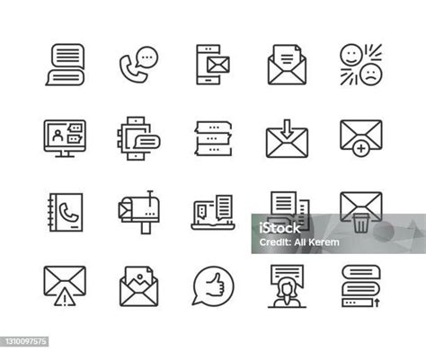 메시지 음성 거품 수신 전화 문자 메시지 메일 텍스트 이모티콘 아이콘 아이콘에 대한 스톡 벡터 아트 및 기타 이미지 아이콘 스마트시계 우편함 Istock