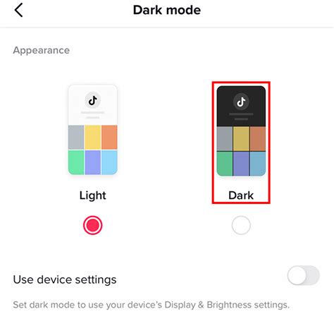 TikTok How To Turn On Dark Mode