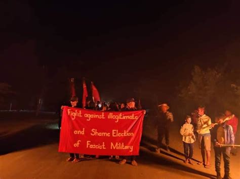 ကလေးမြို့ ပင်မသပိတ် အင်အားစုများ အကြမ်းဖက် စစ်အာဏာရှင် ချေမှုန်းရေး