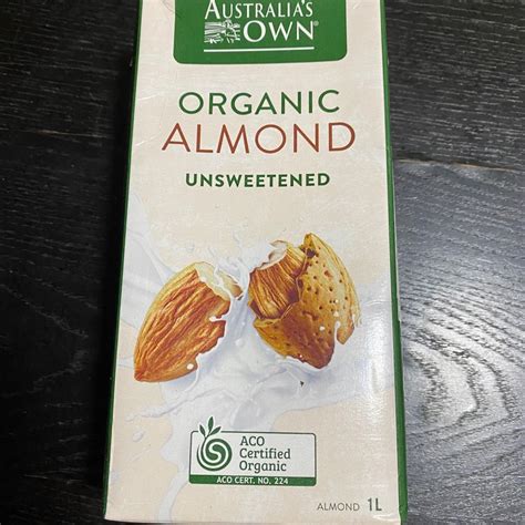 Australias Own Organic Almond Milk Unsweetened Reviews Abillion
