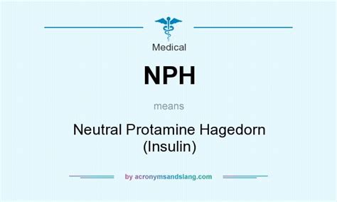 Nph Neutral Protamine Hagedorn Insulin In Common Miscellaneous