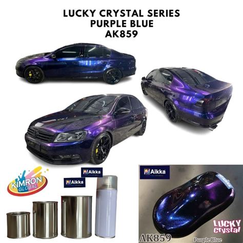 Set Ground Base Aikka Paint Ak859 Purple Blue Lucky Crystal