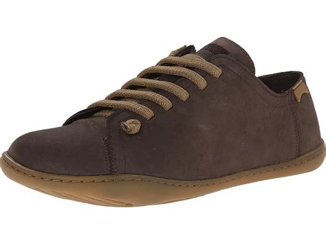 Camper Peu Cami Lo 17665 Brown Nubuck Mens Lace Up Casual Shoes