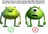 Mike Wazowski Sulley Face Swap Template 1 Mike Wazowski Sulley Face