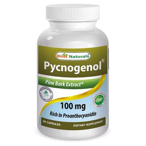 Best Naturals Pycnogenol 100 mg, 60 capsules | eBay