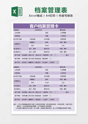 客户管理Excel表格模板下载 熊猫办公