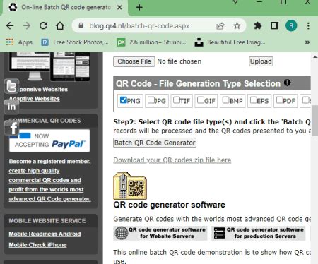 Best Free Bulk QR Code Generator Websites