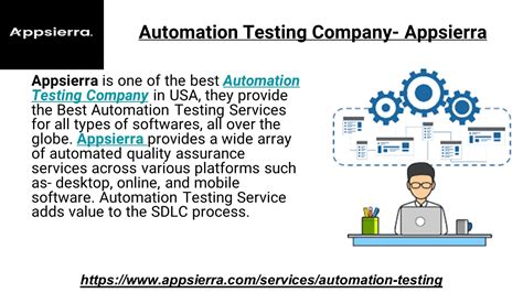 Ppt Automation Testing Company Appsierra Powerpoint Presentation Free To Download Id