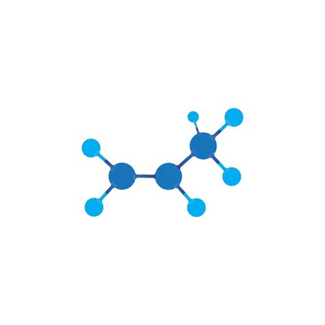 Molecule Vector Illustration Design Structure Template Collagen Vector