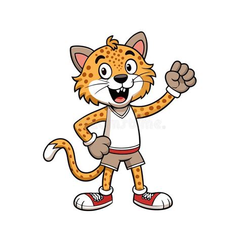 Cheetahs Cheerleading Adventure Stock Image Illustration Of Wildlife